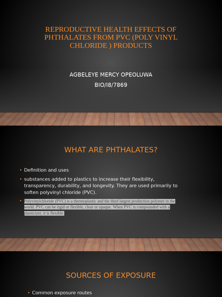 Phthalates | PDF | Self-Improvement | Science & Mathematics