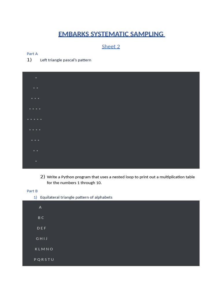 Python Programming Patterns and Exercises | PDF