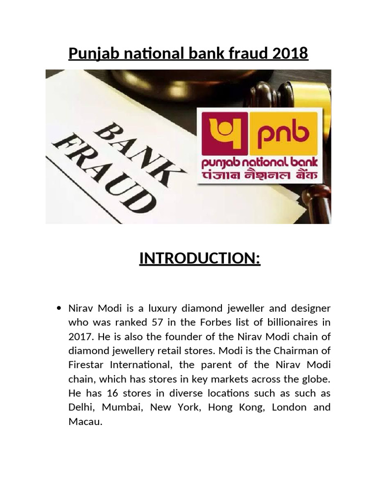 PNB Fraud: The 2018 Scam Explained | PDF | Banks | Audit