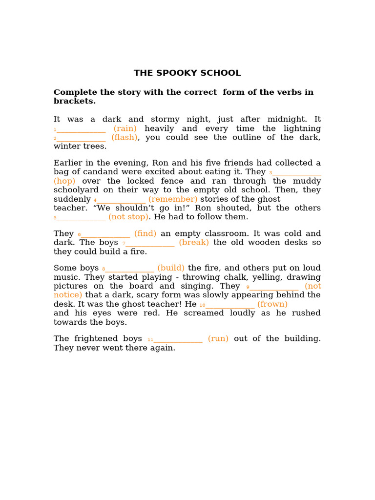 The Spooky School | PDF