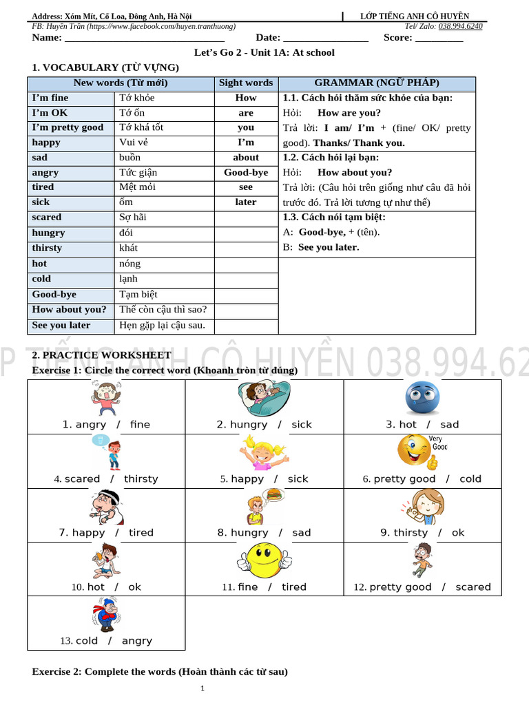 Let - S Go 2 - U1A | PDF