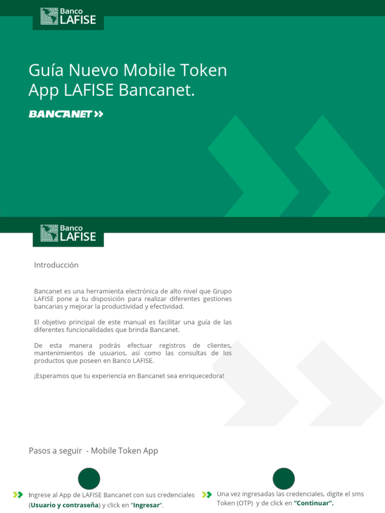 Guía para Activar Mobile Token LAFISE | PDF | Aplicación movil | Contraseña