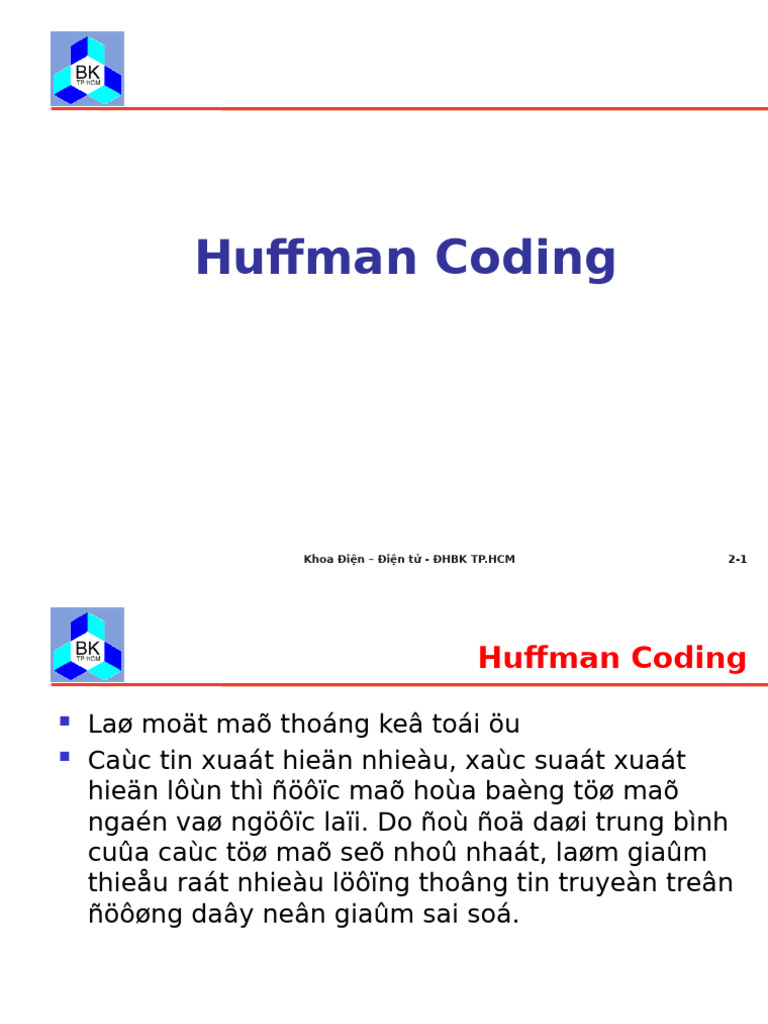 Huffman Coding | PDF