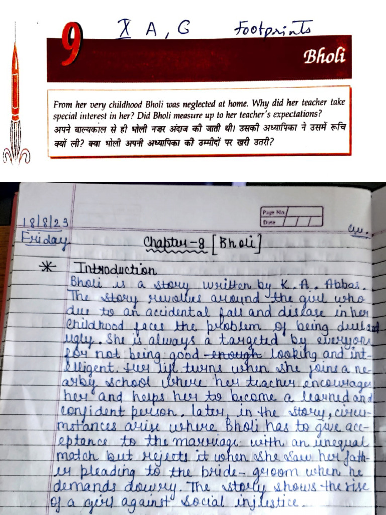 X Footprints CH BHOLI | PDF | Language Arts & Discipline | Religion ...