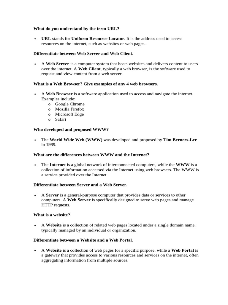 Computer | PDF | World Wide Web | Internet & Web