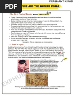 Print Culture Notes Class 10 | PDF | Printing | Books