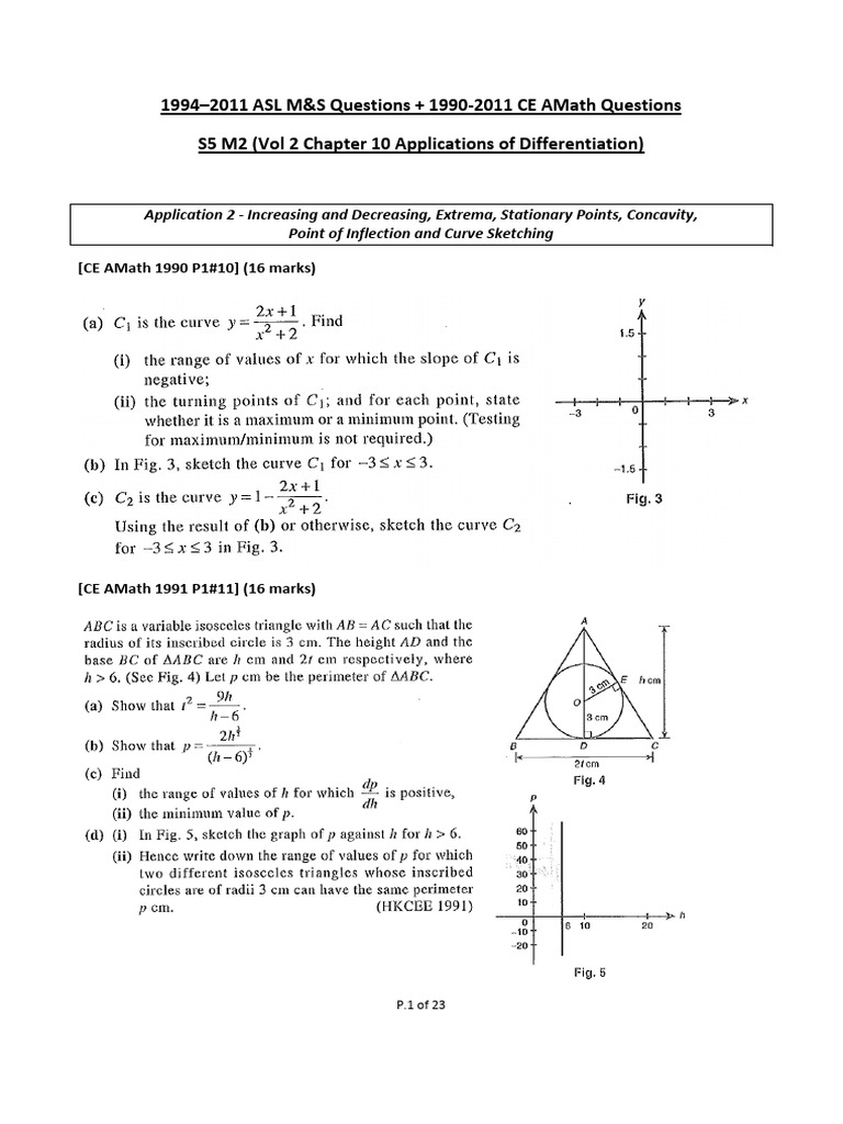S5E Past Paper M2 Ch10.2-10.4 | PDF | Mathematical Analysis | Calculus