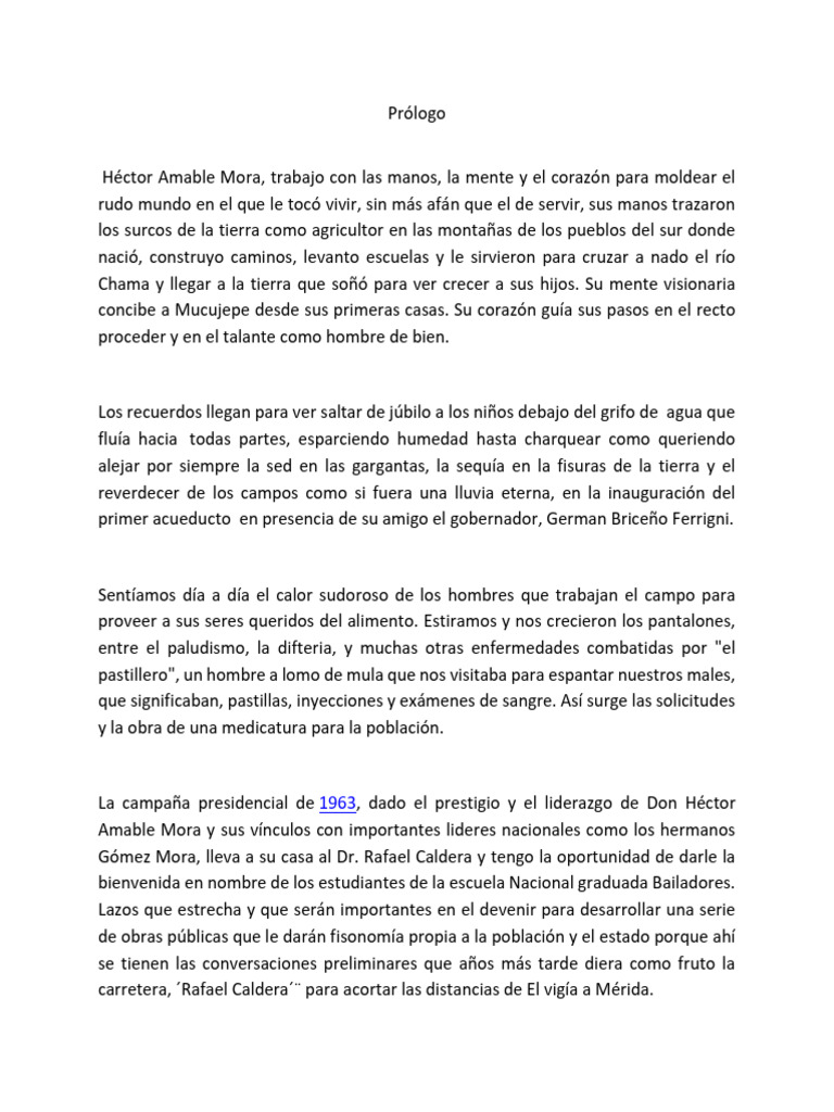 Prólogo Libro Amable Mora | PDF | Ciencias sociales