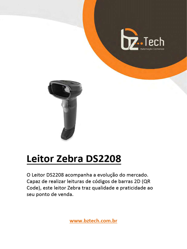 Manual Lector Zebra DS2208 | PDF | Universal Product Code | Barcode