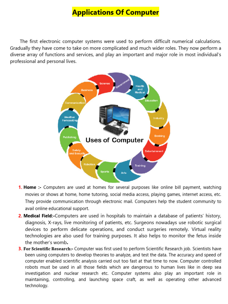 Application Of Computer Pdf Internet Online And Offline
