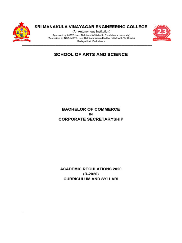 B Com CS Curriculum and Syllabi | PDF | Expense | Revenue