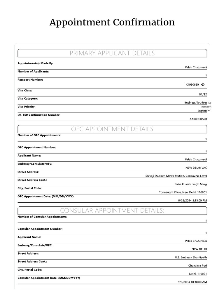 Appointment (1) | PDF