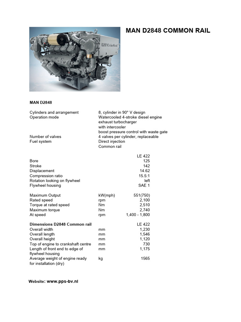 MAN D2848 - Medium Duty Common Rail | PDF