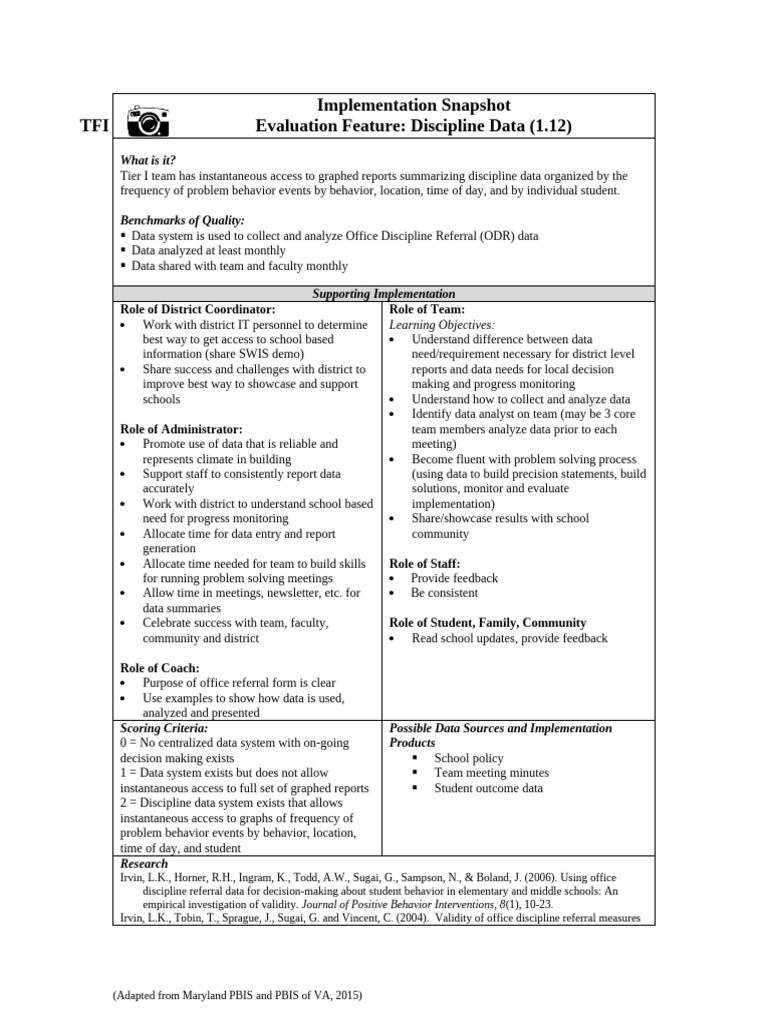 Snapshot - TFI 1.12 Discipline Data | PDF | Data Analysis ...
