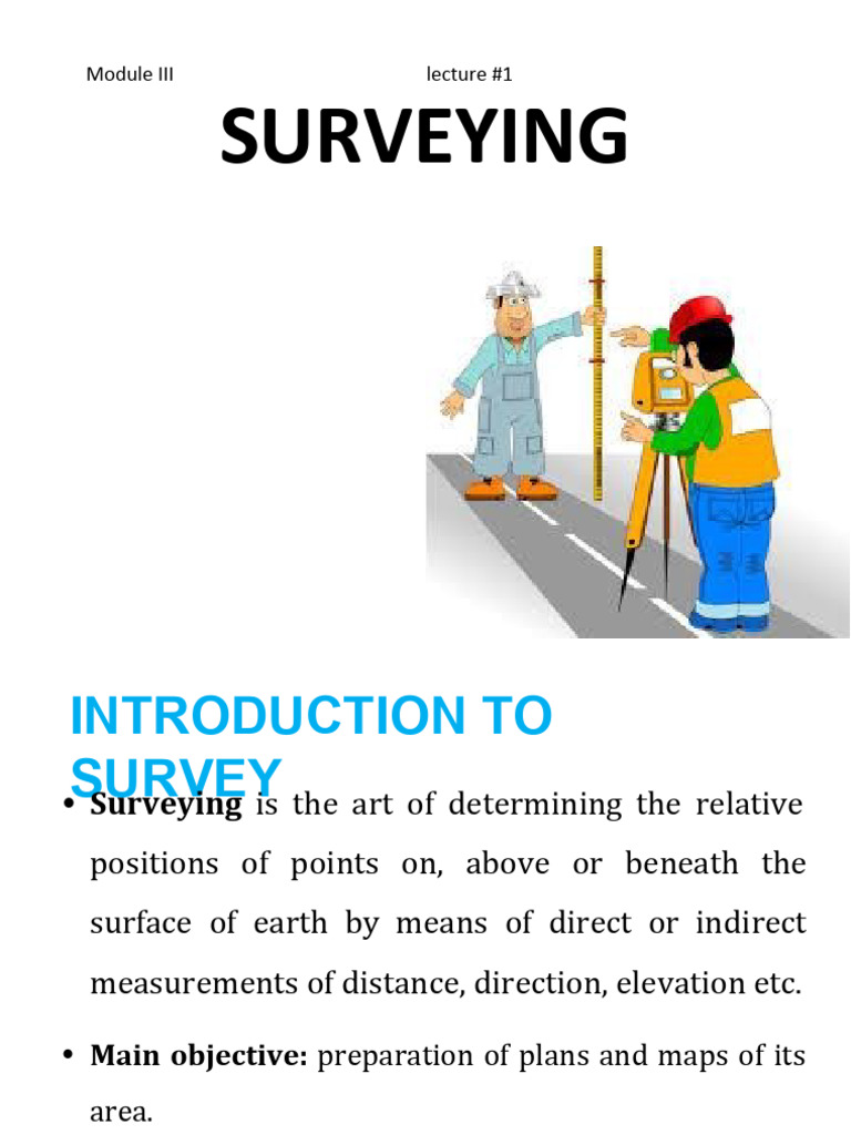surveying | PDF | Surveying | Geographical Technology
