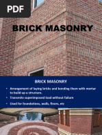 Stretcher Bond in Block Masonry | PDF | Masonry | Brick
