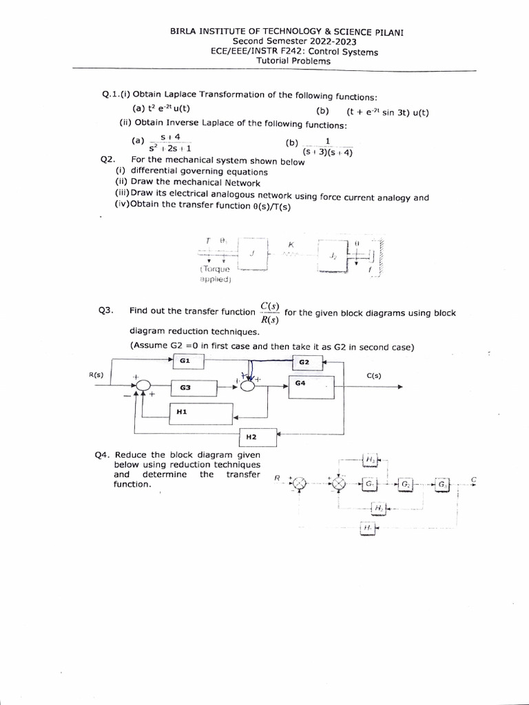 Tut Problems-1 | PDF