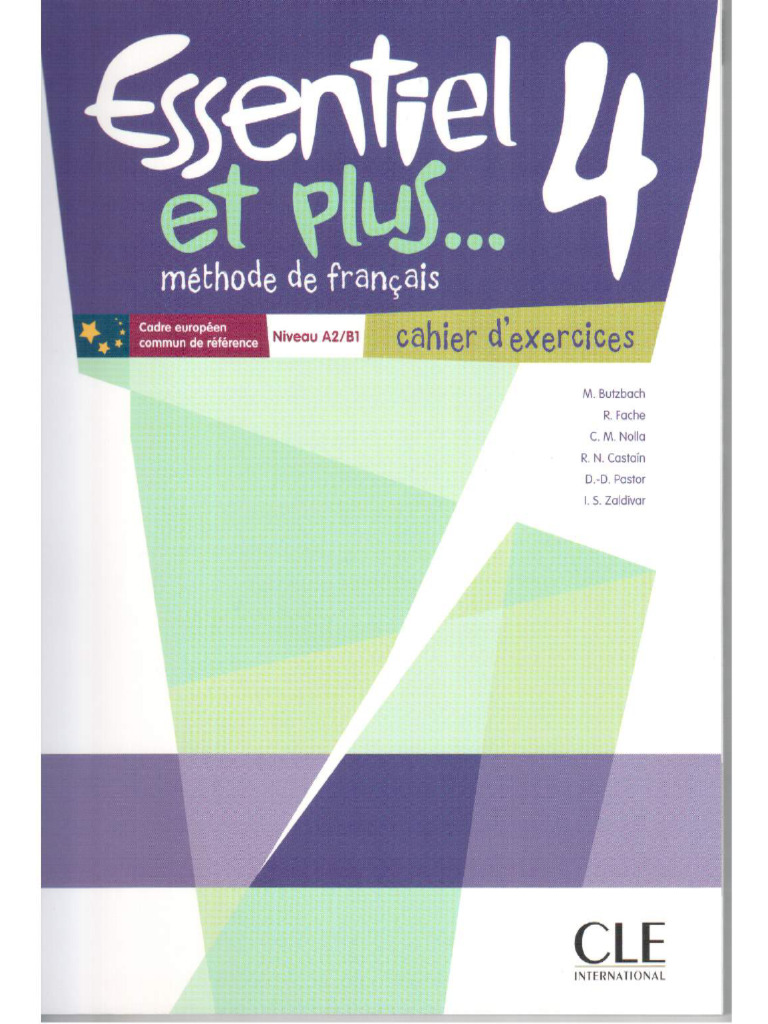 Essentiel Et Plus 4 Cahier Dactivités, CLE INTERNATIONAL | PDF