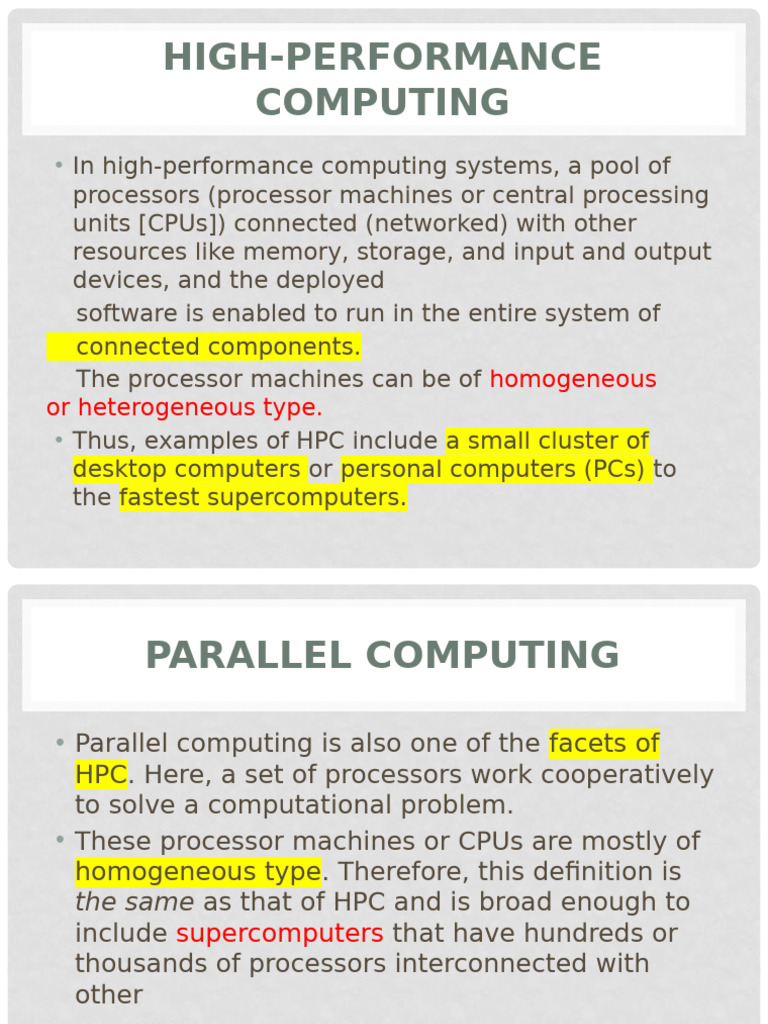 Lecture 1 - Computing Paradigms | PDF | Central Processing Unit | Grid ...