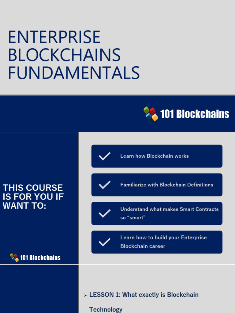2023 Enterprise Blockchains Fundamentals-230927-151244 | PDF | Cryptocurrency | Information ...