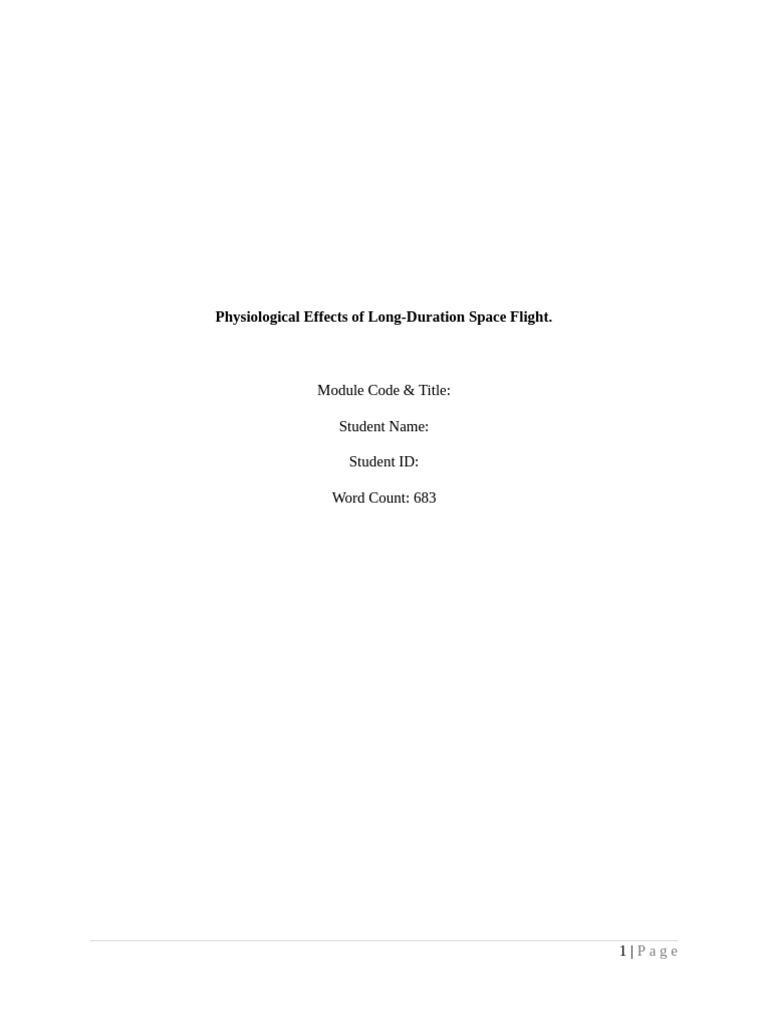 The_Physiological_Impact_of_Long_Assignment[1][1] (AutoRecovered) | PDF | Weightlessness | Human ...