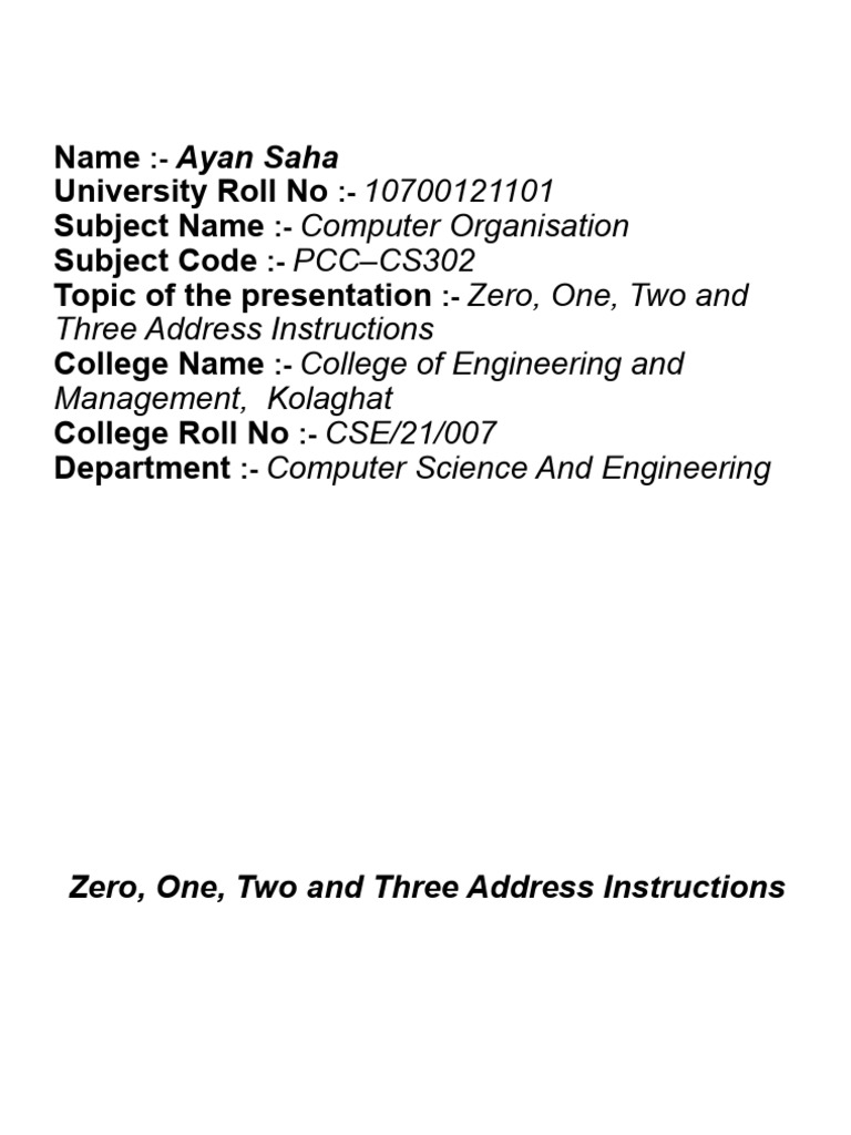 CO, Ayan Saha, Cse-21-007 | PDF | Integrated Circuit | Office Equipment