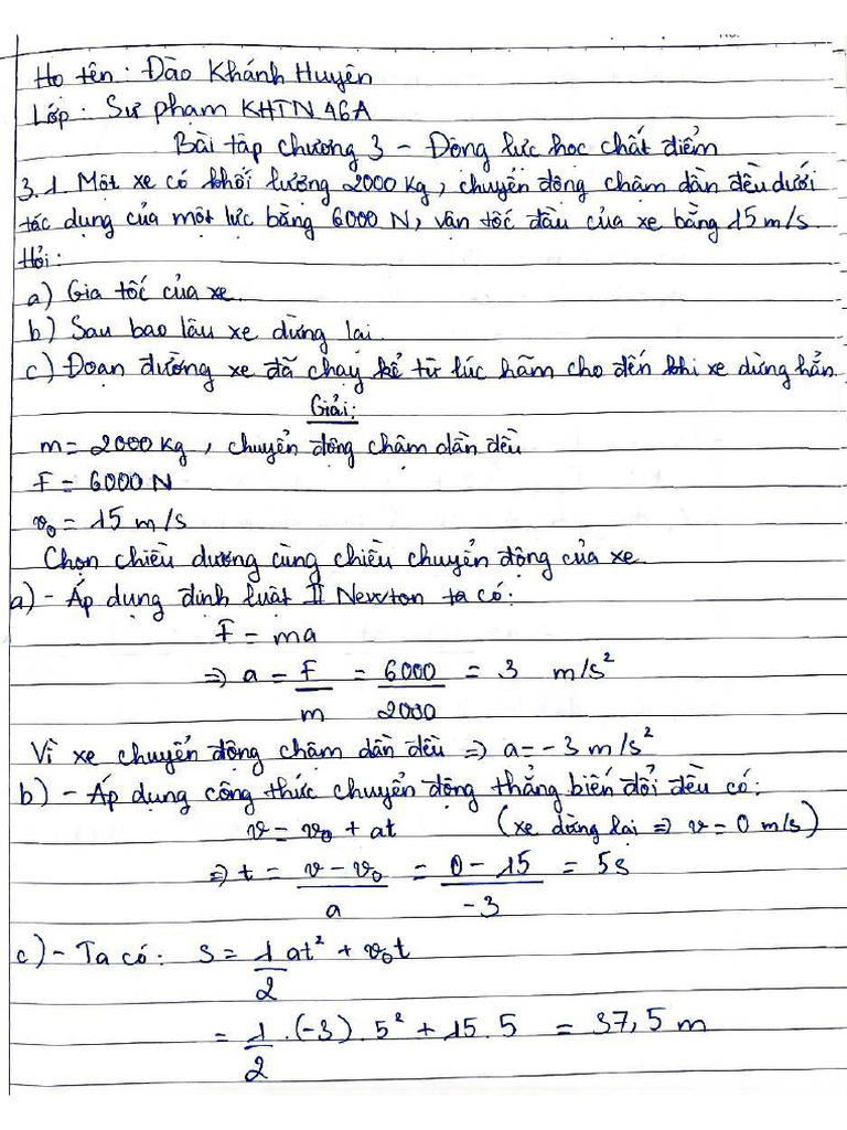 Đào Khánh Huyên L P Sư PH M KHTN 46A | PDF