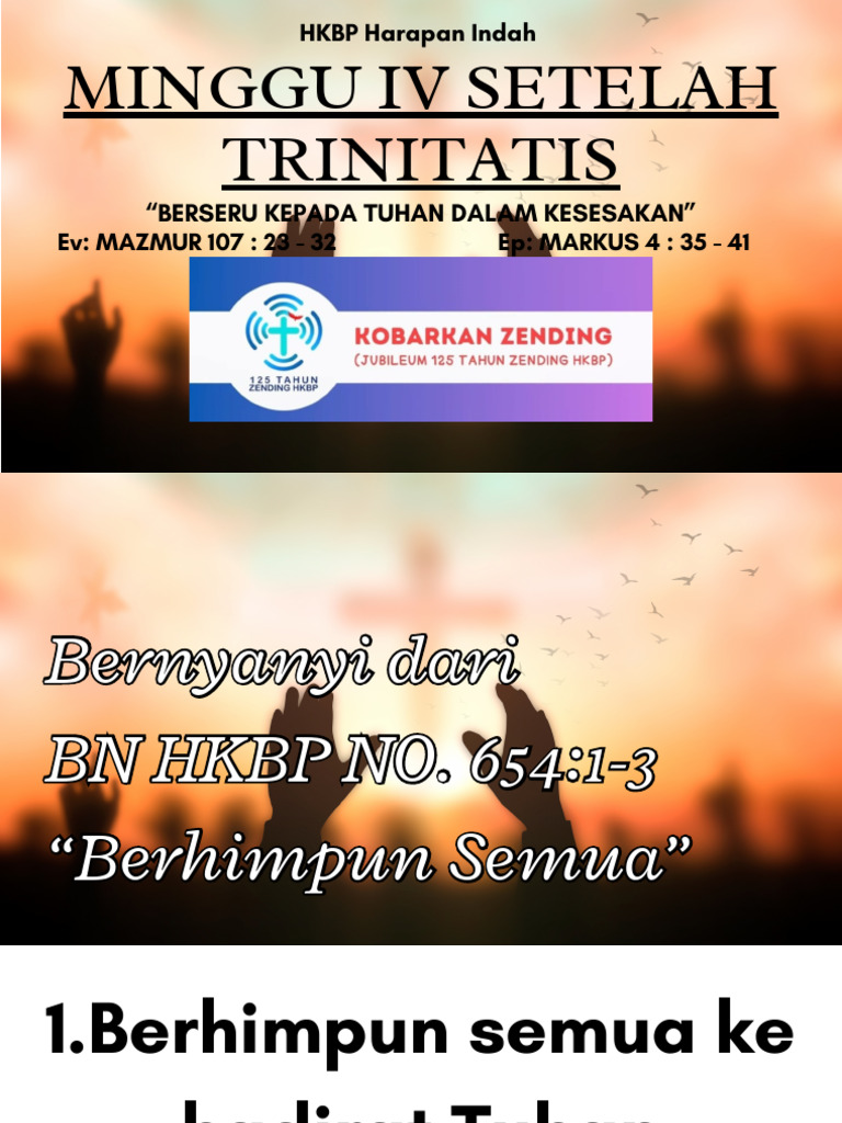 Minggu III Dung Trinitatis | PDF | Agama & Spiritualitas