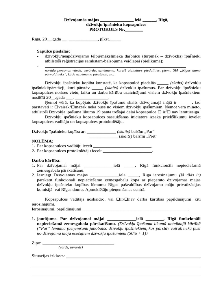 PROTOKOLA-PARAUGS-Zemesgabala-parskatisana | PDF