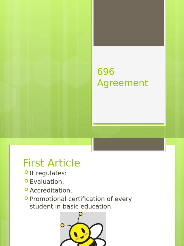 696 Agreement | PDF