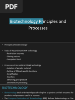 Biotechnology Principles and Processes - Notes | PDF | Molecular ...