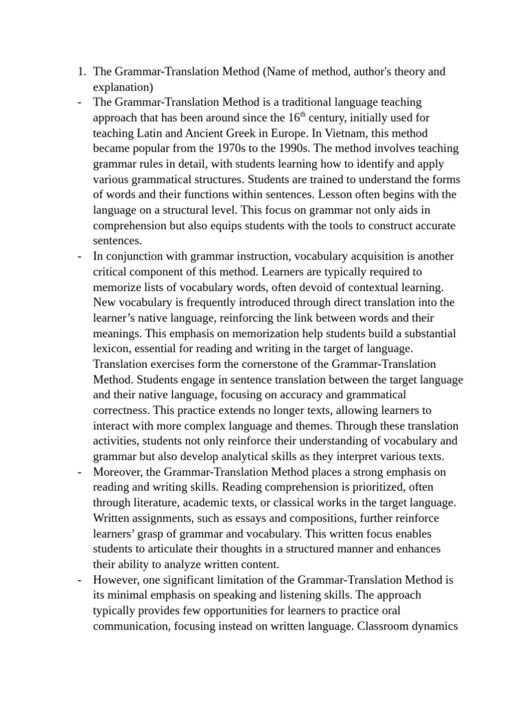 Teaching Methods | PDF | Language Education | Learning