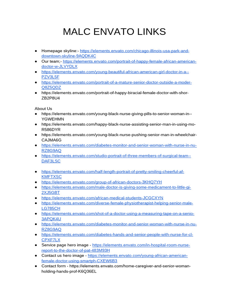 Malc Envato Links | PDF