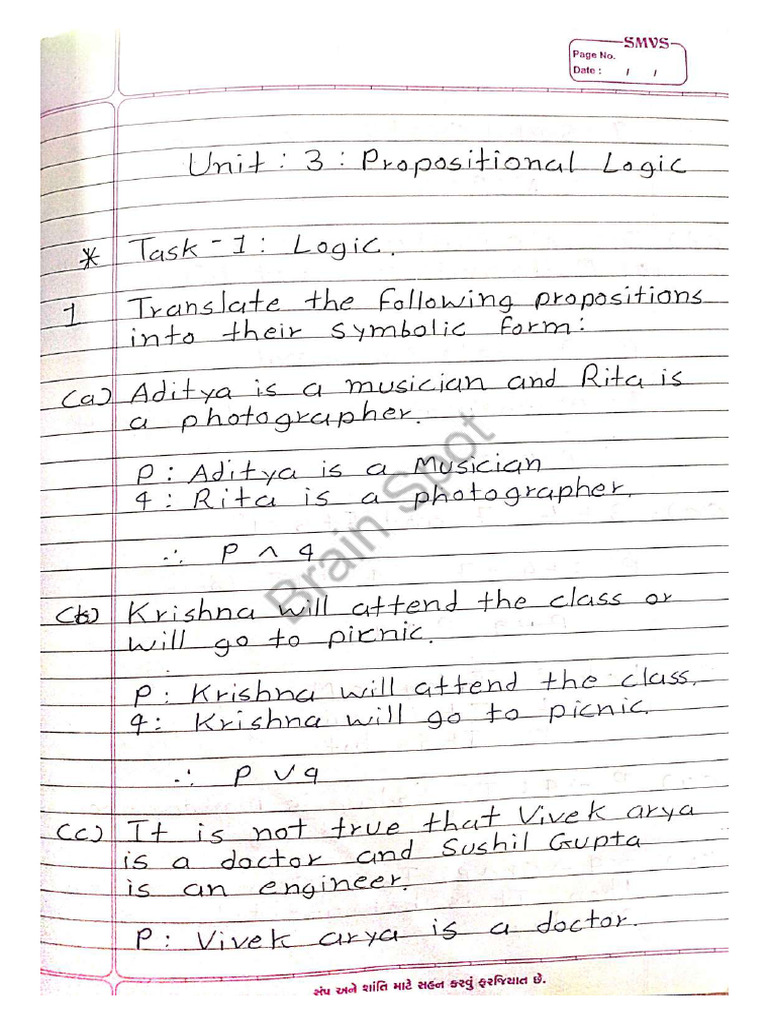 Propositional Logic | PDF