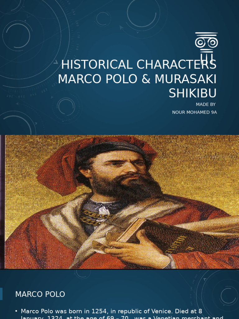 Historical Characters | PDF | The Tale Of Genji | Marco Polo