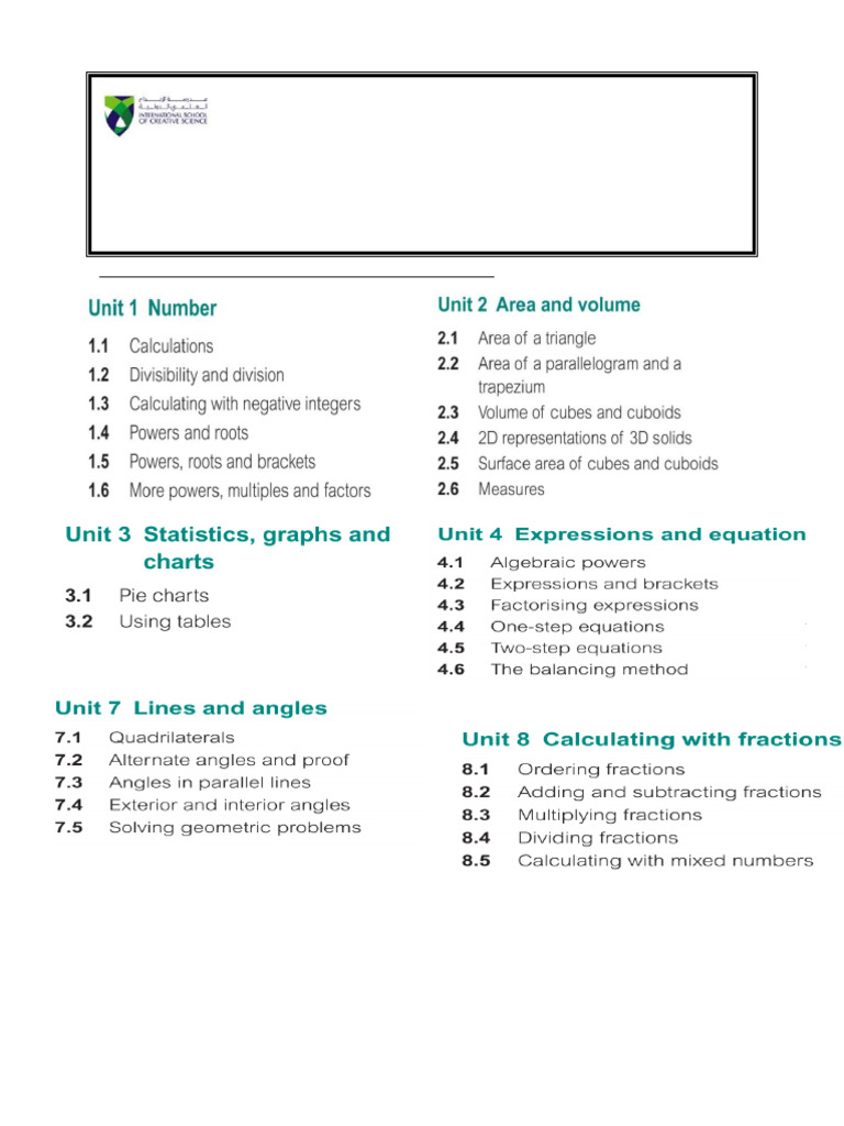 EOT 2 Revision Pack Y8 | PDF