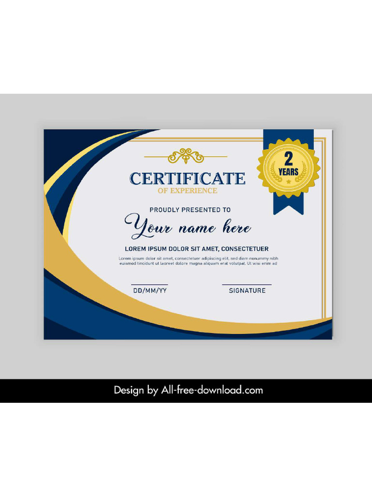 Experience certificate 5 | PDF