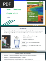 Dissolving and The Particle Theory: Where Does The Sugar Go? | PDF ...