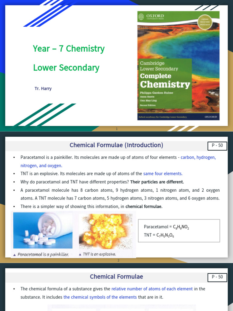 Year - 7, Term-2, Chapter - 2.8 | PDF | Chemical Substances | Molecules