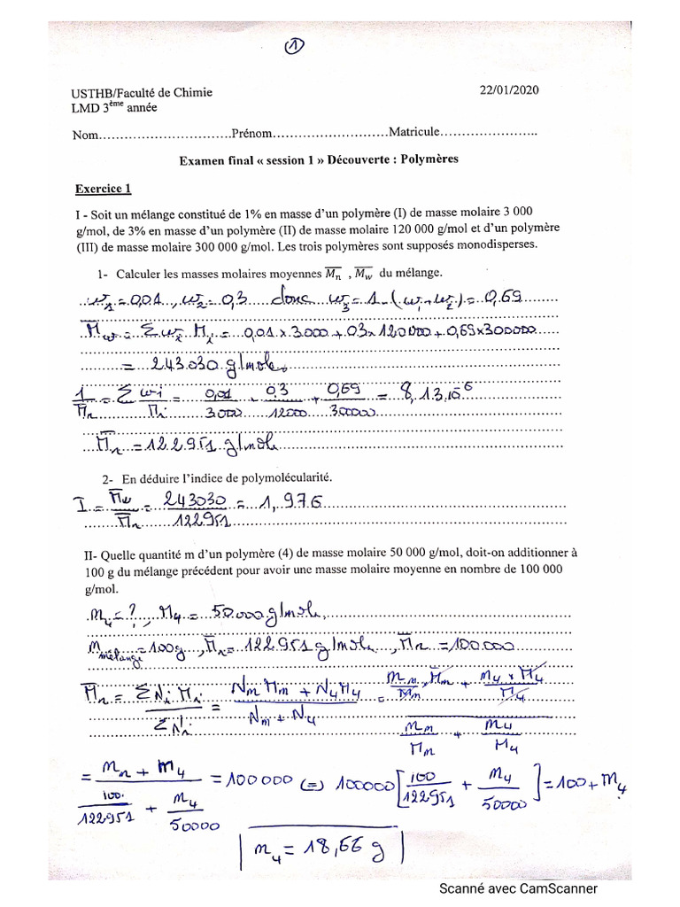 Solution TD Polycondensation | PDF