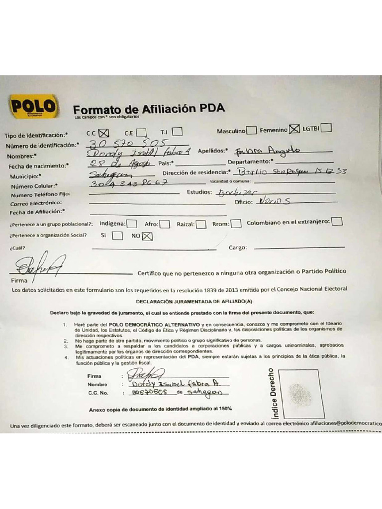 Dordy Fabra Angulo | PDF