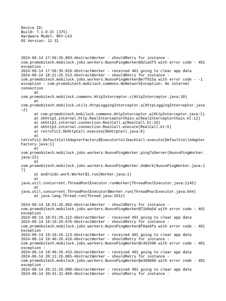 Nuovo Log1 | PDF | Java (Programming Language) | Computing Platforms