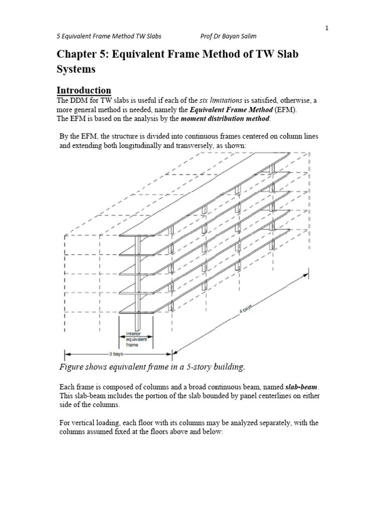Chapter-5-Equiv-Frame-Method-of-TW-Slabs | PDF | Civil Engineering ...