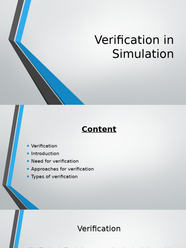 Verification In Simulation Pdf Simulation Formal Verification