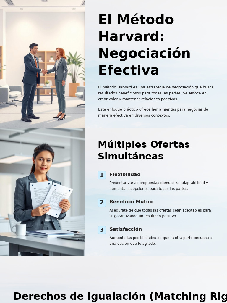 Breve Resumen de Método Harvard | PDF | Negociación | Psicología Social