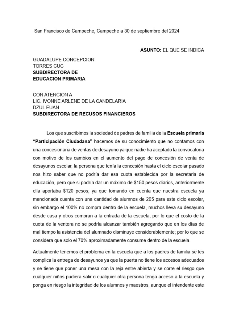 Oficio 1 | PDF | Escuelas