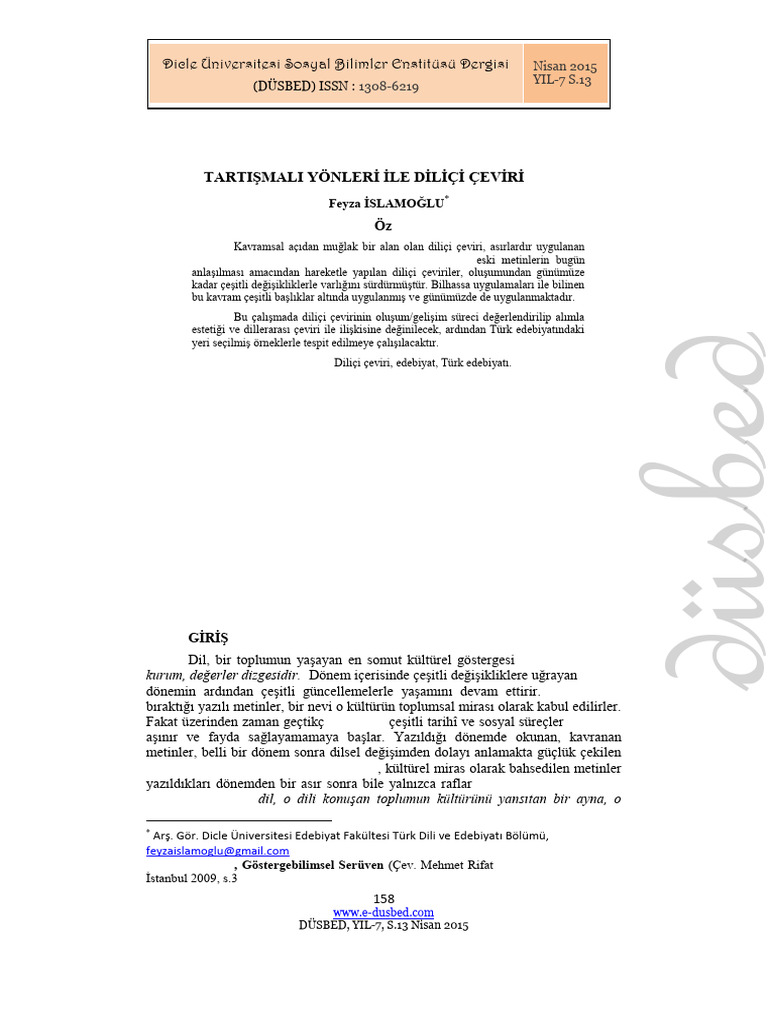 Tarti - Mali y - Nler - Le D - L - Ev - R - Kavrami ( | PDF