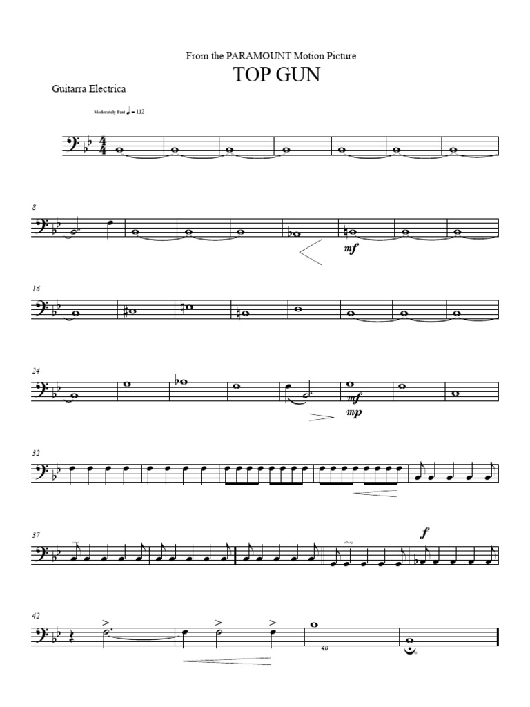 TOP GUN ANTHEM - Tuba | PDF