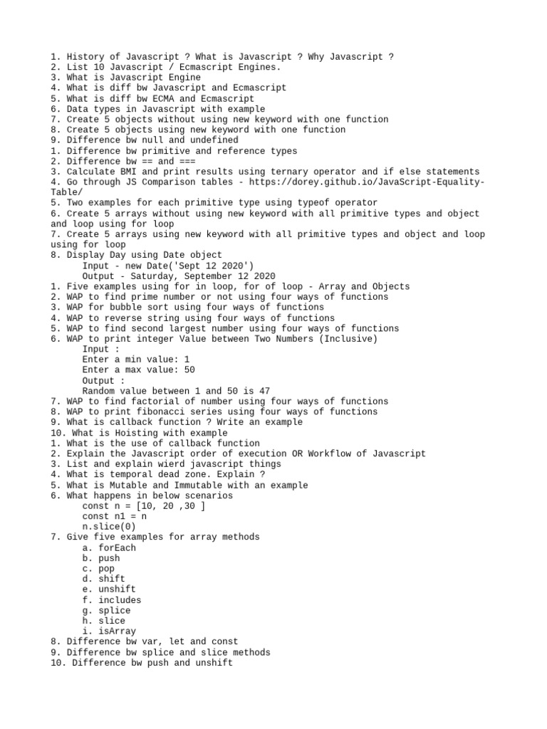 Js Question Gas I Gnment | PDF | Java Script | Computer Programming
