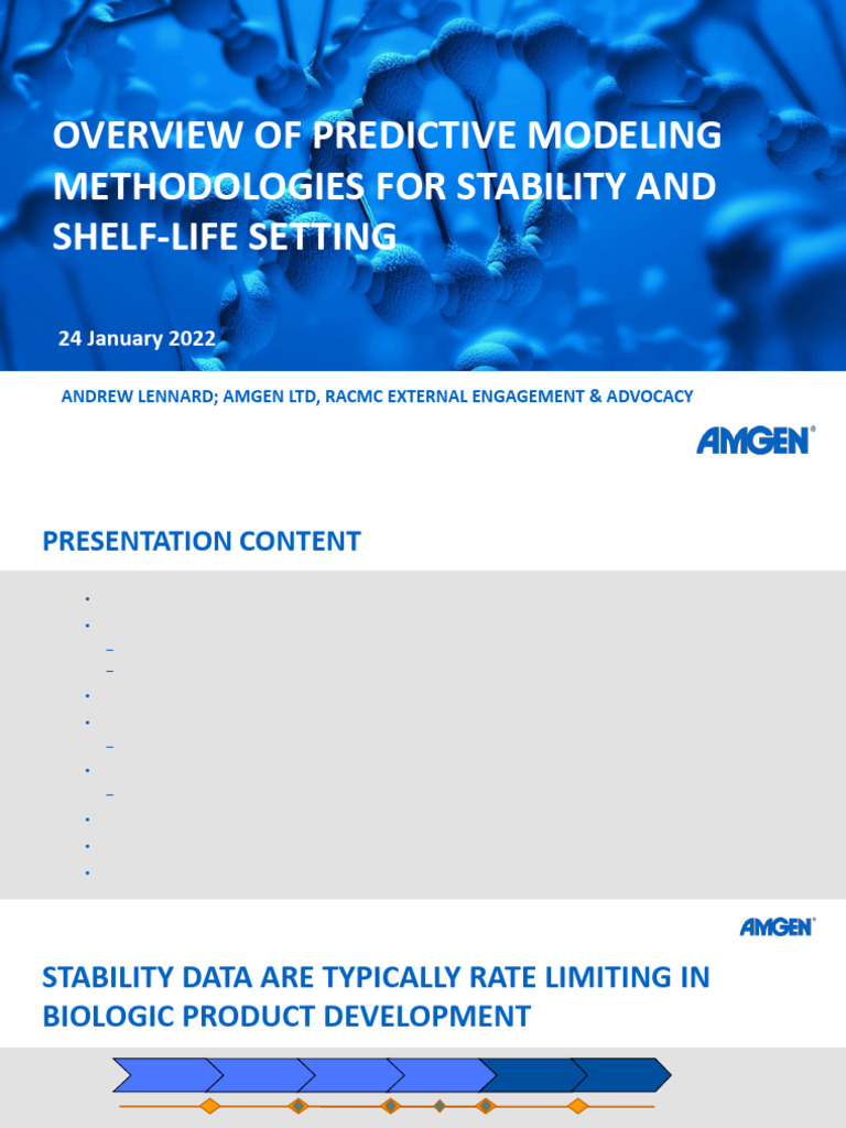Speaker Presentation Lennard Andrew Amgen 2022 | PDF | Bayesian ...